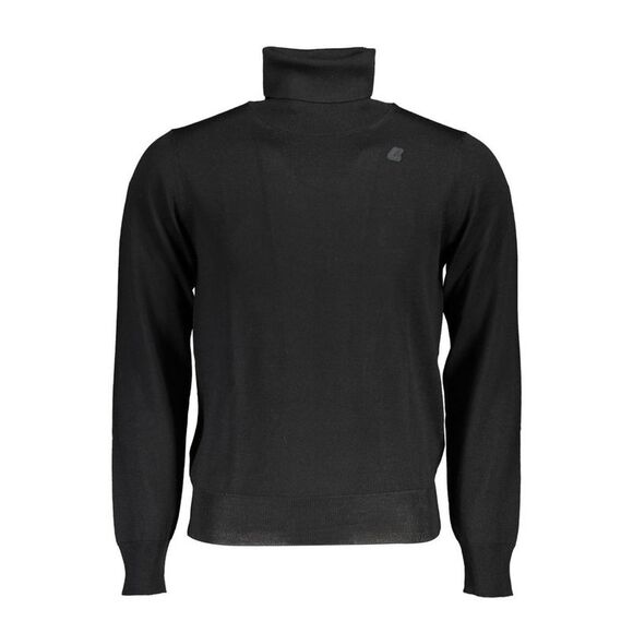 K-Way | Sweaters | Kway Turtleneck Wool Sweater With Sleek Logo Mens ...